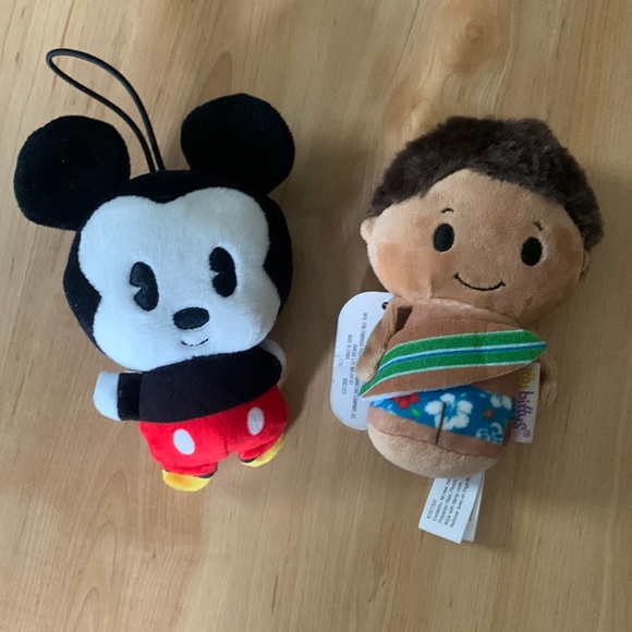 Hallmark | Other | Hallmark Mickey Plush Ornament And Nwt Itty Bitty ...